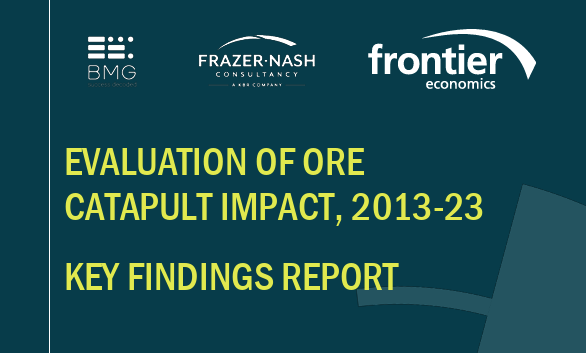 Frontier Economics: Evaluation of ORE Catapult Impact, 2013-23
